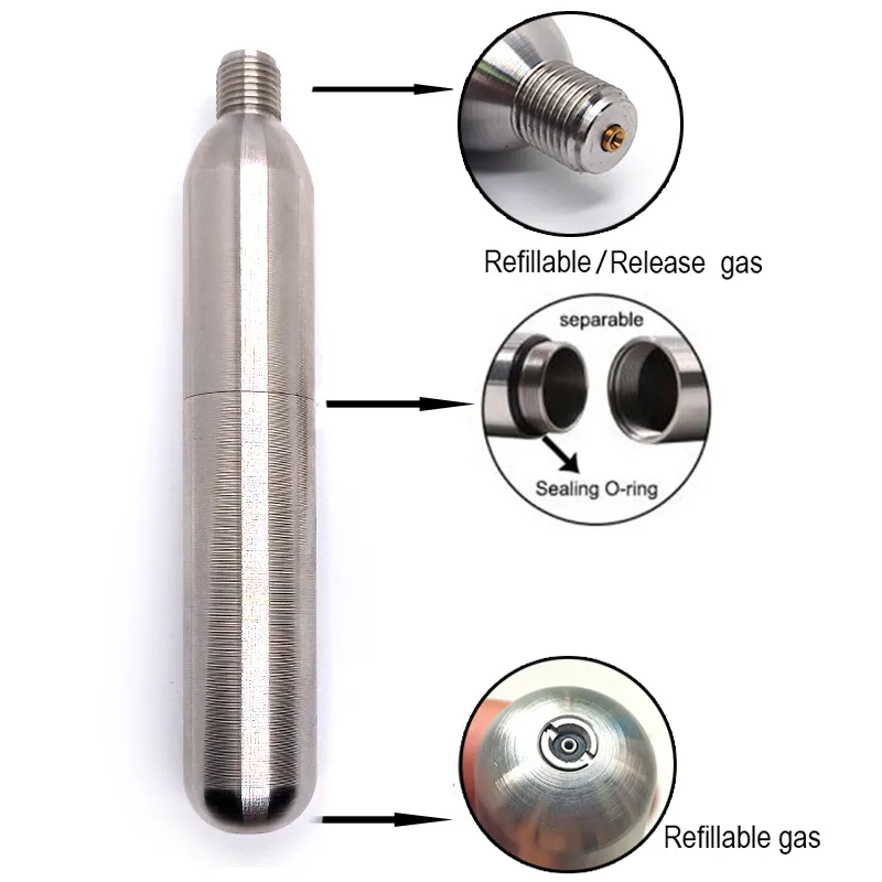 20UNF Thread Inflatable Cylinder with High-Pressure Pump for Diving ...
