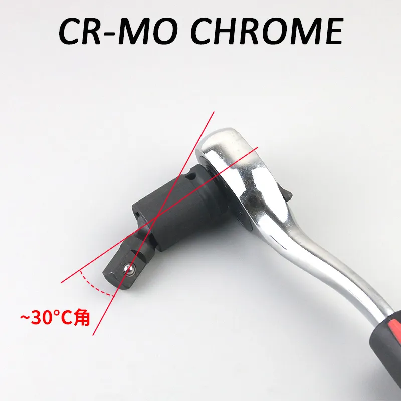 Adjustable Socket Wrench: 360° Swivel Knuckle Joint Wobble Extension ...