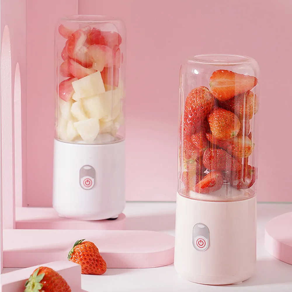 Small Juicer Machine: Portable Electric Fruit Mixer, Rechargeable ...