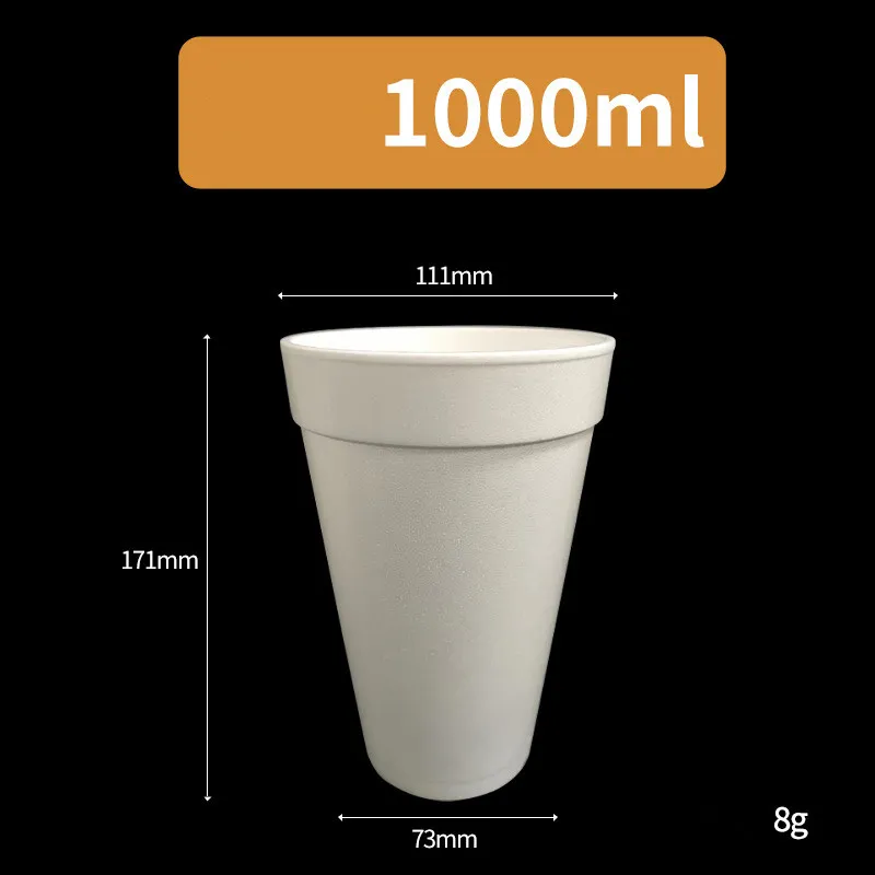 Premium 32oz EPS Foam Cups Pack of 20 | Customizable Disposable Cups ...
