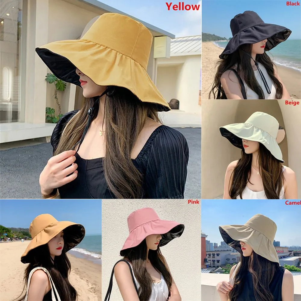 2024UPF 50+ Sun Bucket Hat, Unisex Summer Outdoor Packable Fishing ...