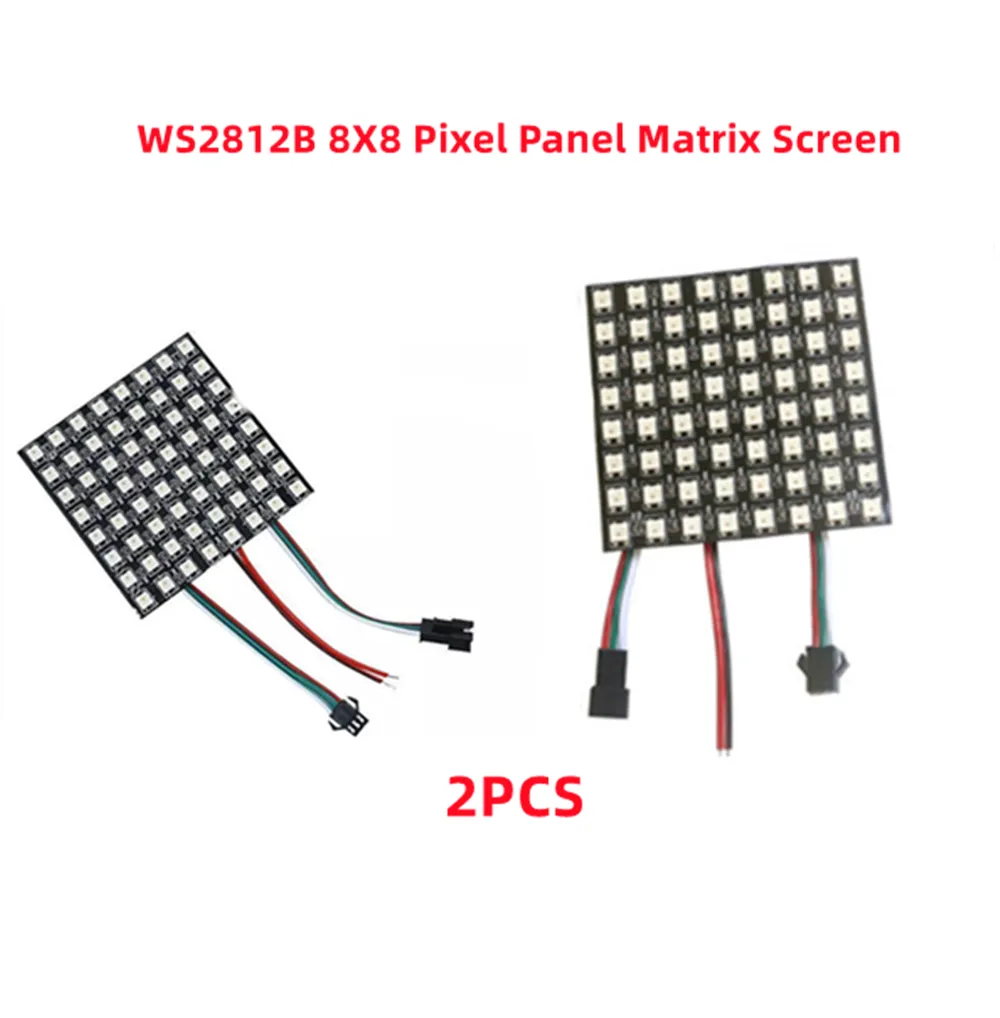 DHgate.com:WS2812B Flexible LED Matrix Panel: 8x8, 8x32 & 16x16 Pixel ...