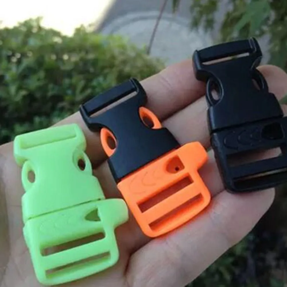 Survival Bracelet With Emergency Whistle: Durable Paracord Buckle Strap ...