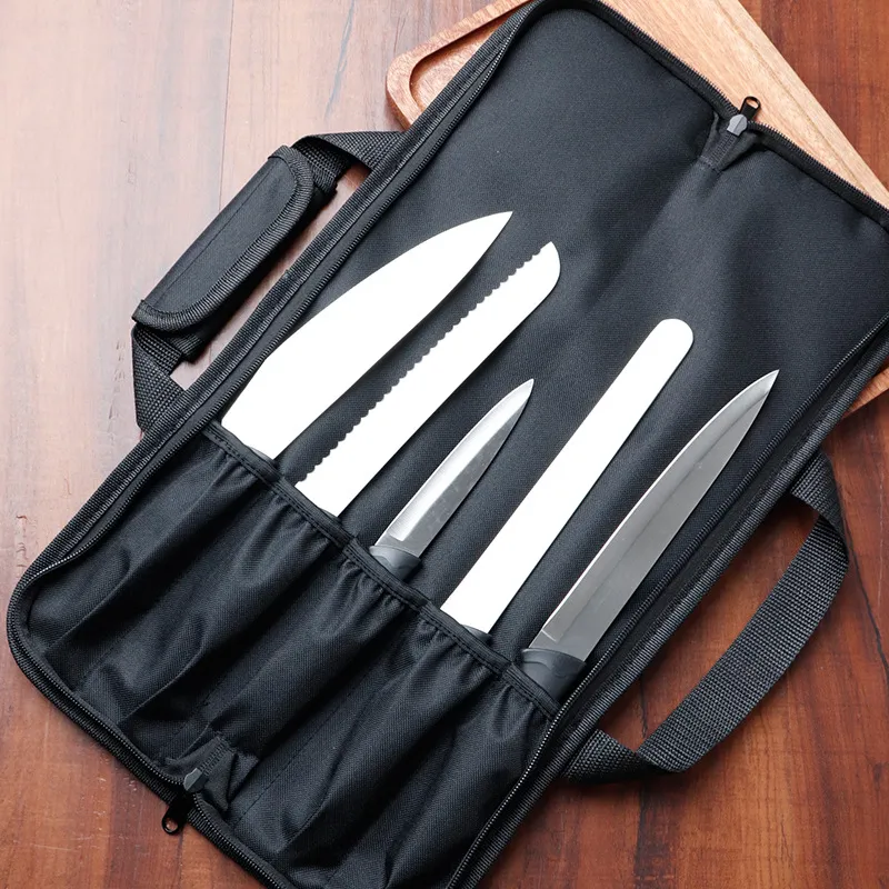 Foldable Knife Roll Bag Chef's Knife Bag Portable Culinary Tool Storage ...