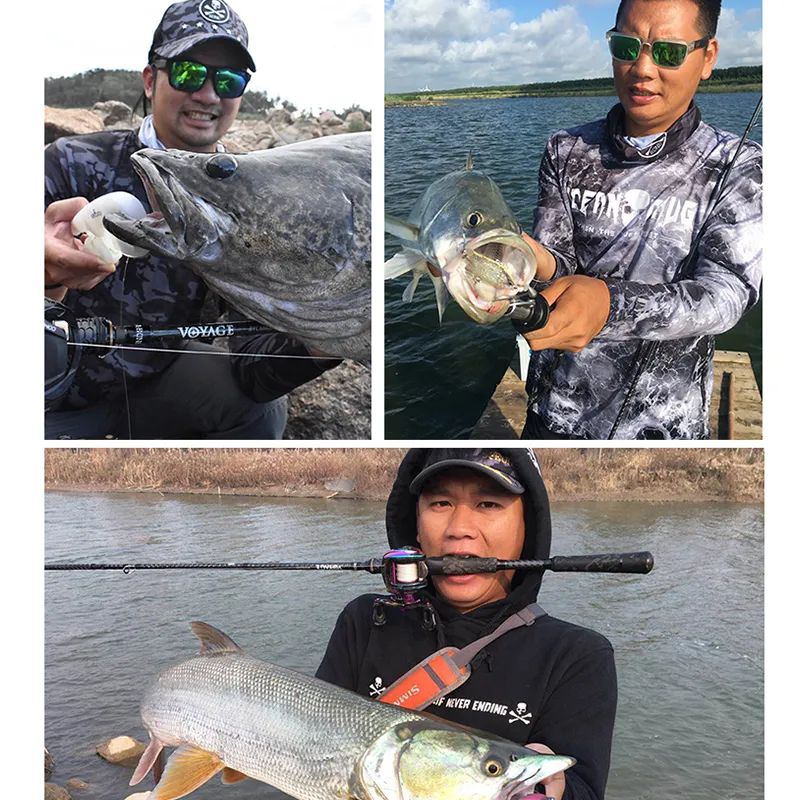 Bone Voyage 4-Piece Salt Finesse Fishing Rod: Portable Carbon Fiber ...