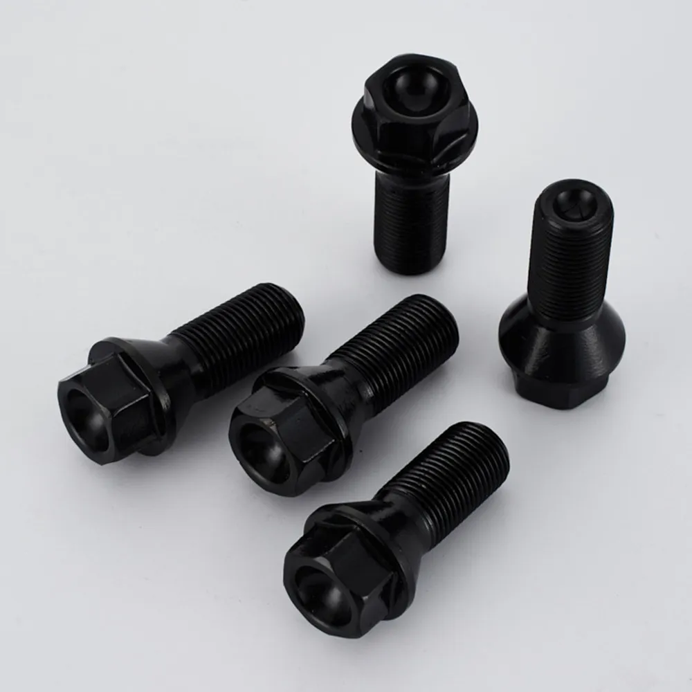 DHgate.com:Black Wheel Bolts | BMW 36136781150 | M12 x 1.5 | Hex 17mm ...