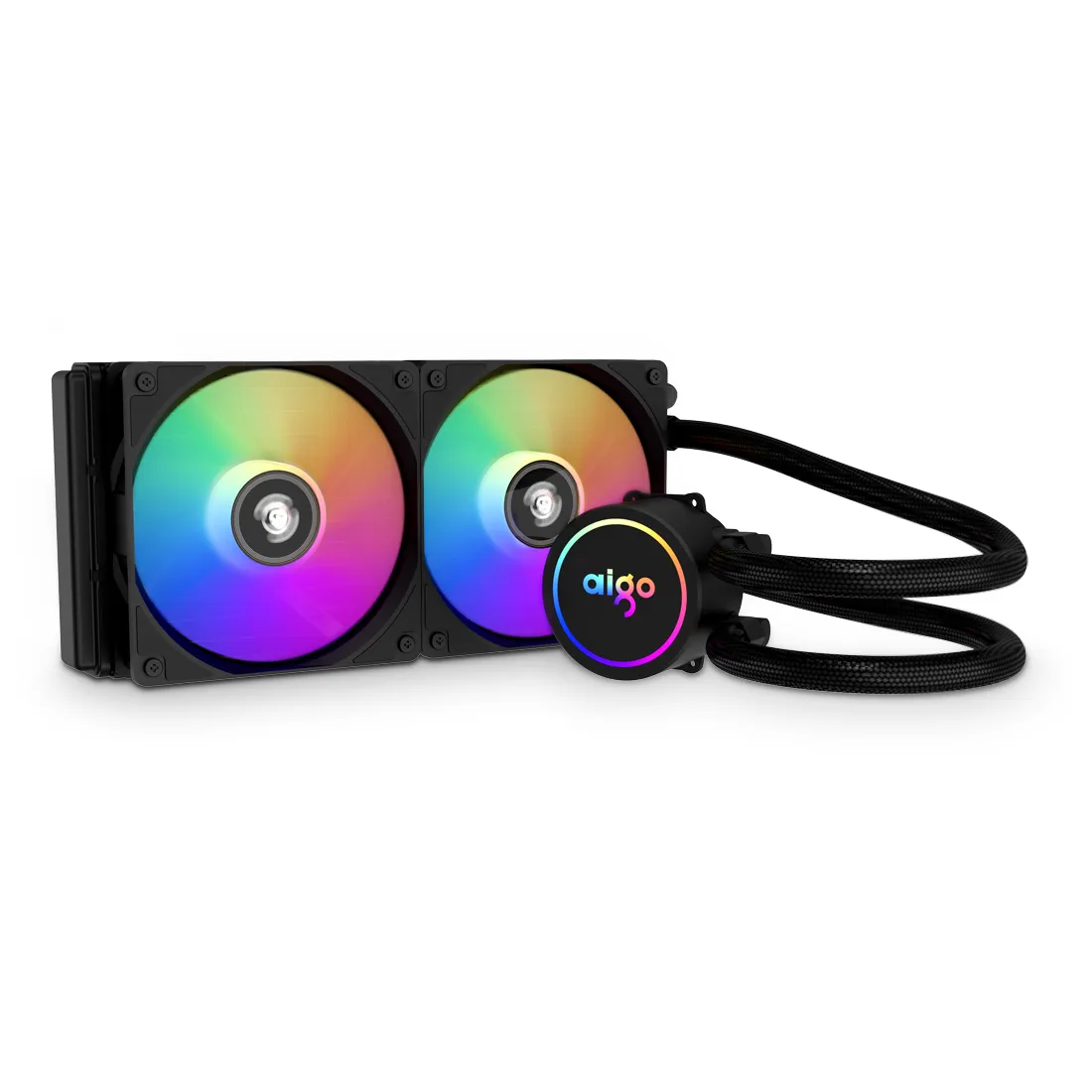 DHgate.com:RGB AIO Liquid CPU Cooler Water Cooling Kit Intel LGA 1200 ...