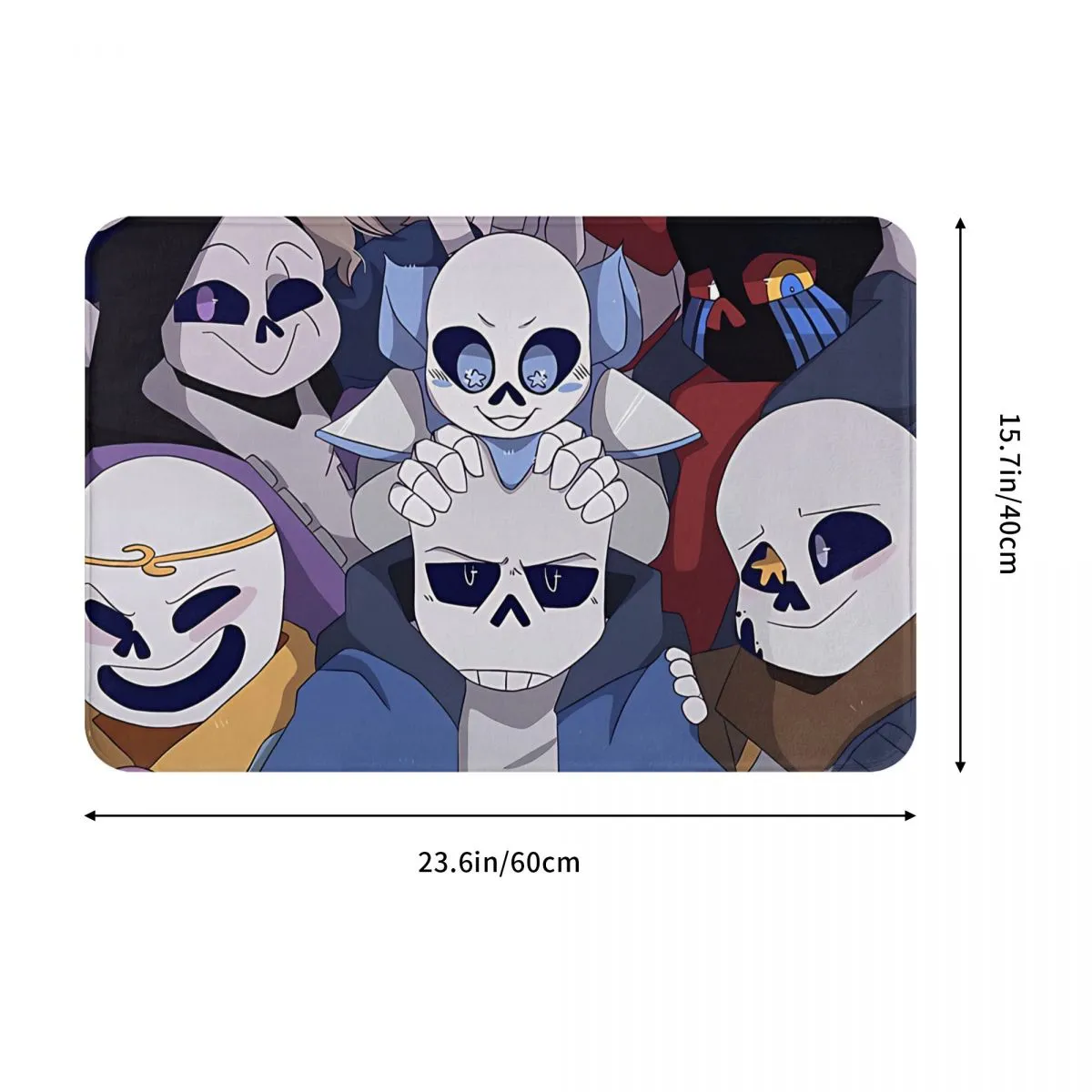 Undertale Sans & Sans Non Slip Doormat: Welcome Home With Fun & Durable ...