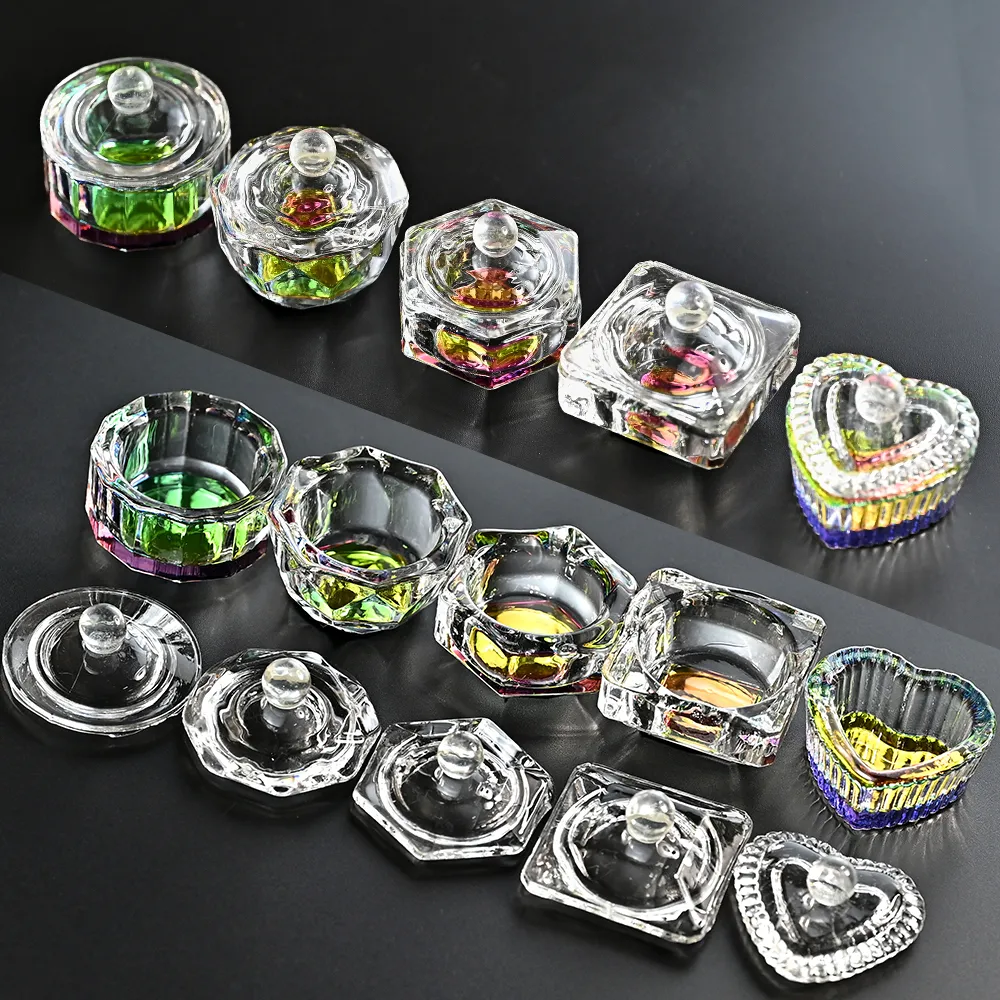 DHgate.com:Crystal Glass Acrylic Powder Liquid Dish Bowl for Manicure ...