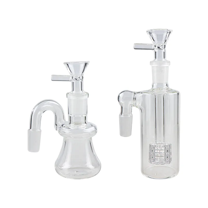 Glass Ash Catcher Barrel Perc Two Styles, 45° And 90°, 14mm And 18mm ...