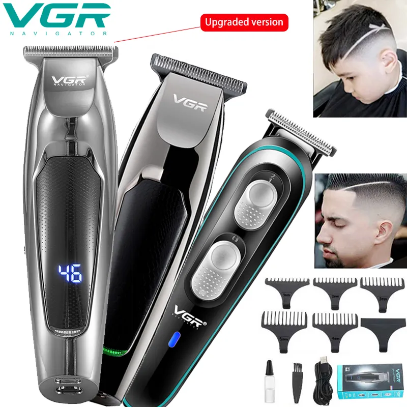 VGR Waterproof Electric Hair Trimmer with USB Charging for Men Beard ...
