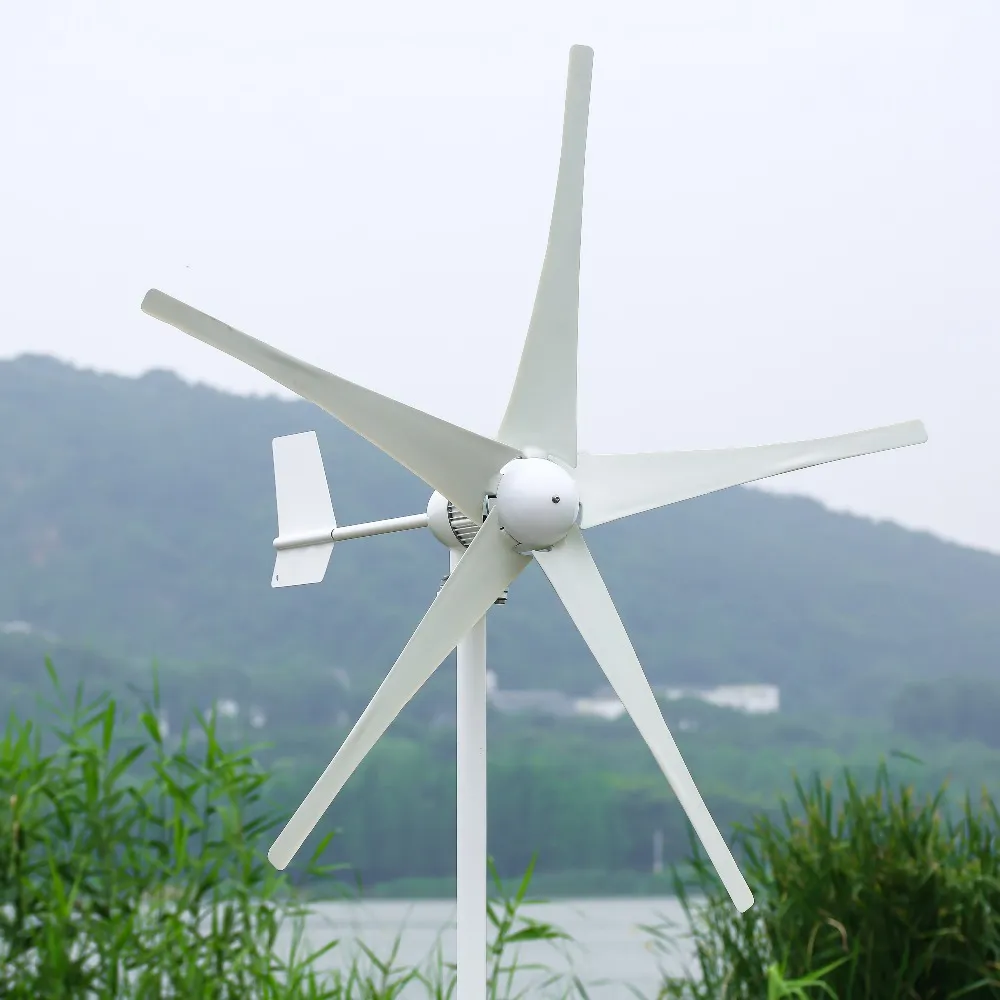 Eco-Friendly 5kW-6kW Maglev Wind Turbine: 12V-24V-48V Vertical Axis ...