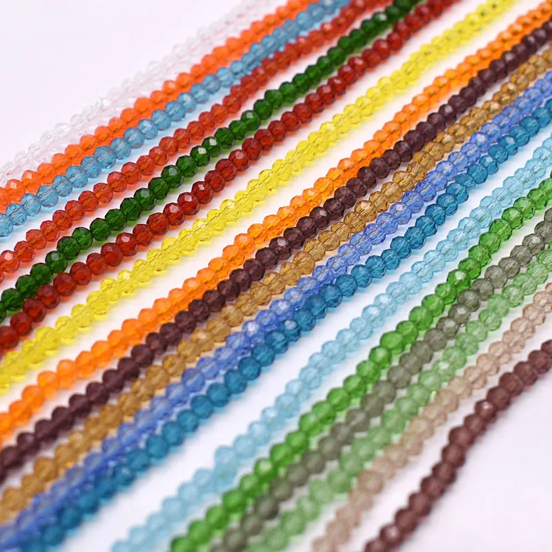DHgate.com:Exquisite 2/3/4/6mm Crystal Glass Beads, Multicolor Faceted ...