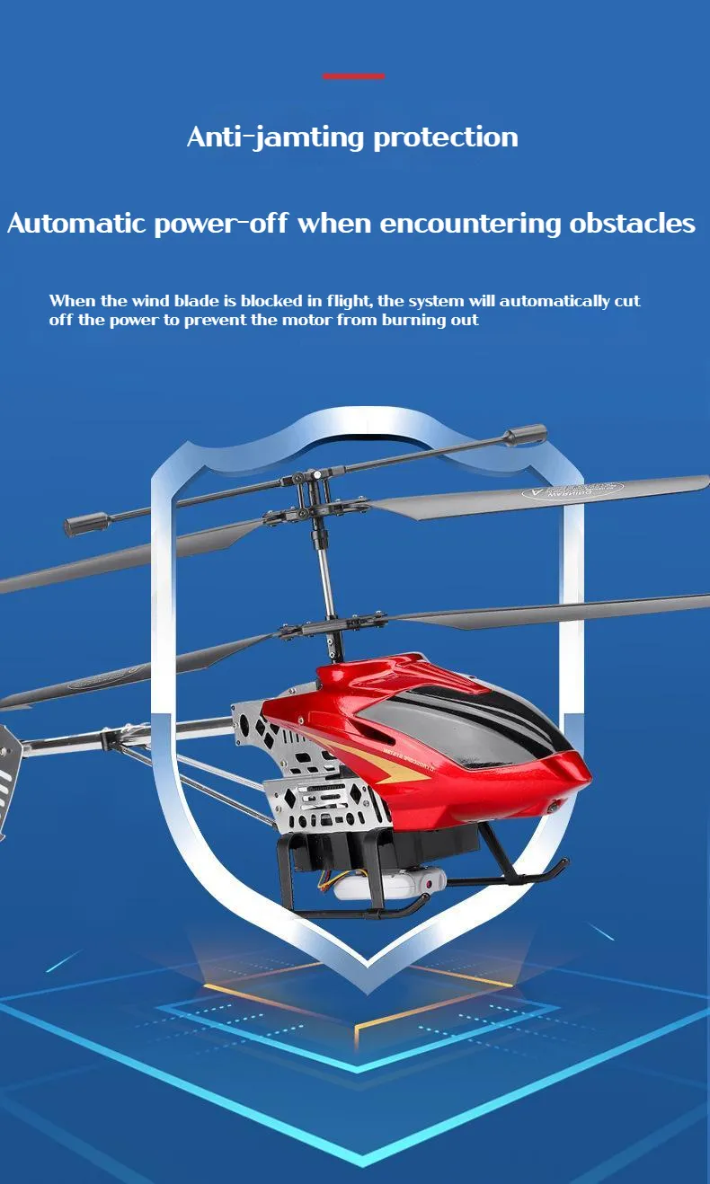 50cm Wifi FPV RC Helicopter With 4K Camera, 3.5ch Alloy Shop Height ...