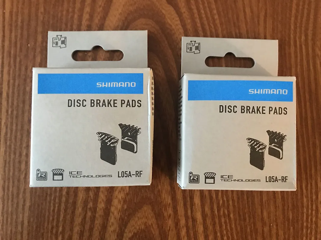 Shimano L05A Brake Pad DEORE SLX XT Resin Metal Pad Cooling Fin Ice ...