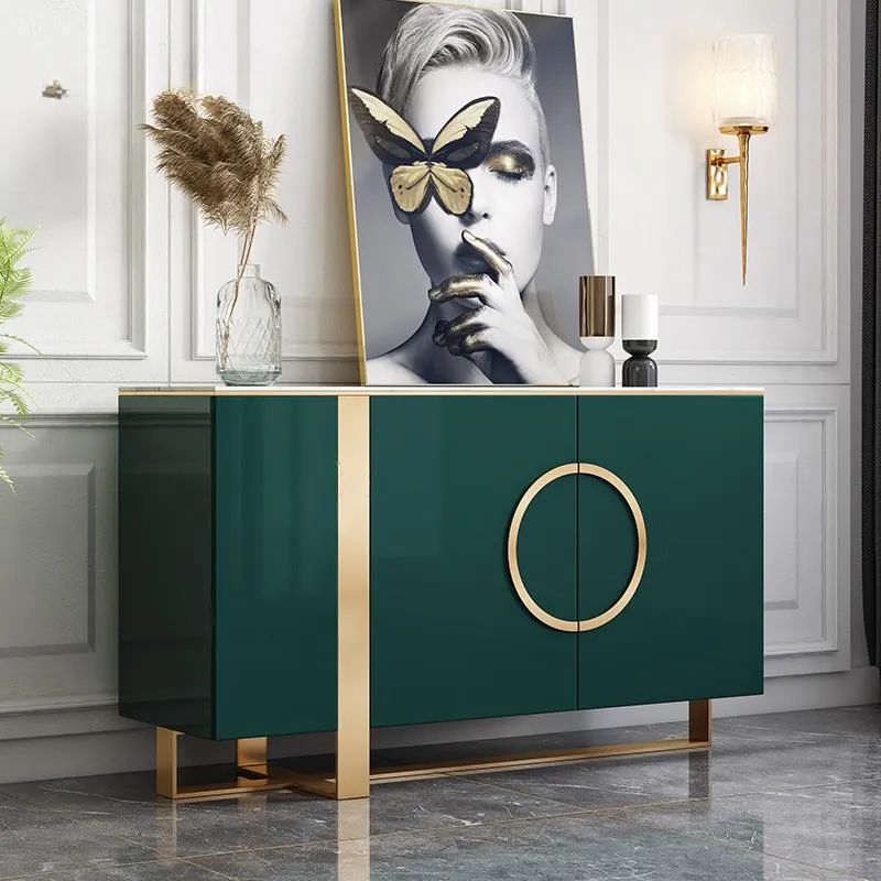 Side Cabinet Living Room Storage Unit Modern Minimalist Sideboard ...