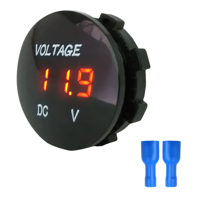 1~12V 24V Mini Digital Voltage Car Motorcycle LED Meter Battery ...