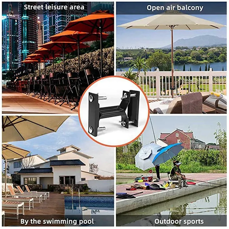 DHgate.com:6 Pack Adjustable Deck Umbrella Clamp, Sturdy Aluminum Alloy ...