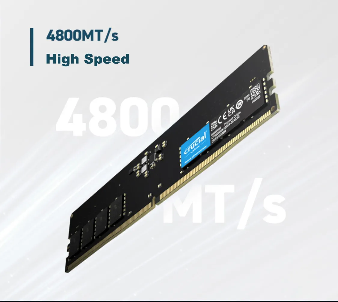 Crucial 32GB 2x16GB DDR5 5600MHz UDIMM Computer Memory Kit CT2K16G56D5U ...