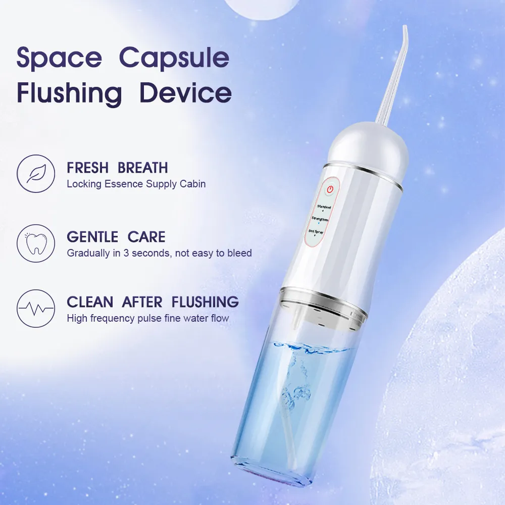 Xiaomi Water Flosser Teeth Cleaner: Portable Dental Jet, 4 Nozzles, 3 ...