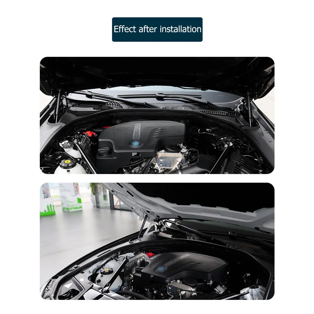 Front Hydrolocked Engine Hood Damper With Lift Support Bar And Gas ...