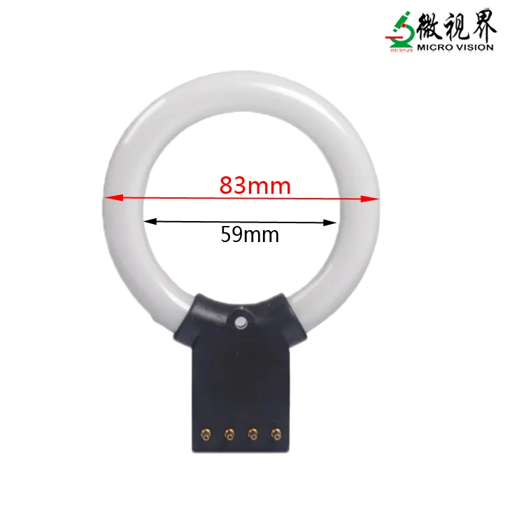 Wholesale MINI LAMP Microscope Ring Light Source 220V/8W Black ...