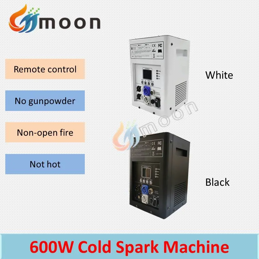 No Tax Ti Powder 600W Cold Spark Machine With Flycase LCD Cold Firework ...