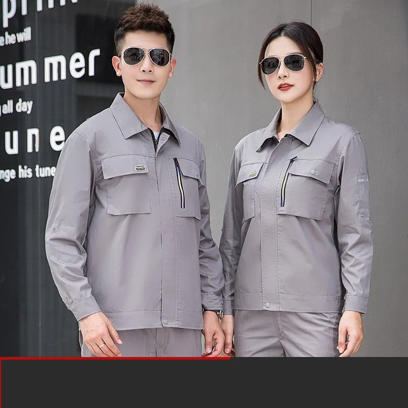 DHgate.com:Breathable Cotton Long Sleeve Work Coveralls for Factory ...