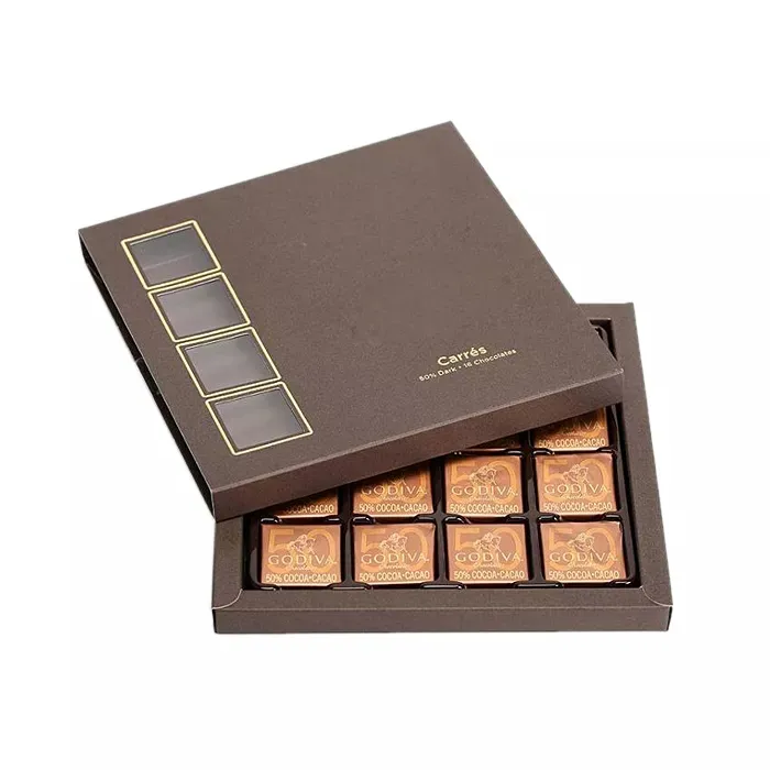 Rose Chocolate Gift Box for Valentine's Day - Foldable Paper Packaging ...