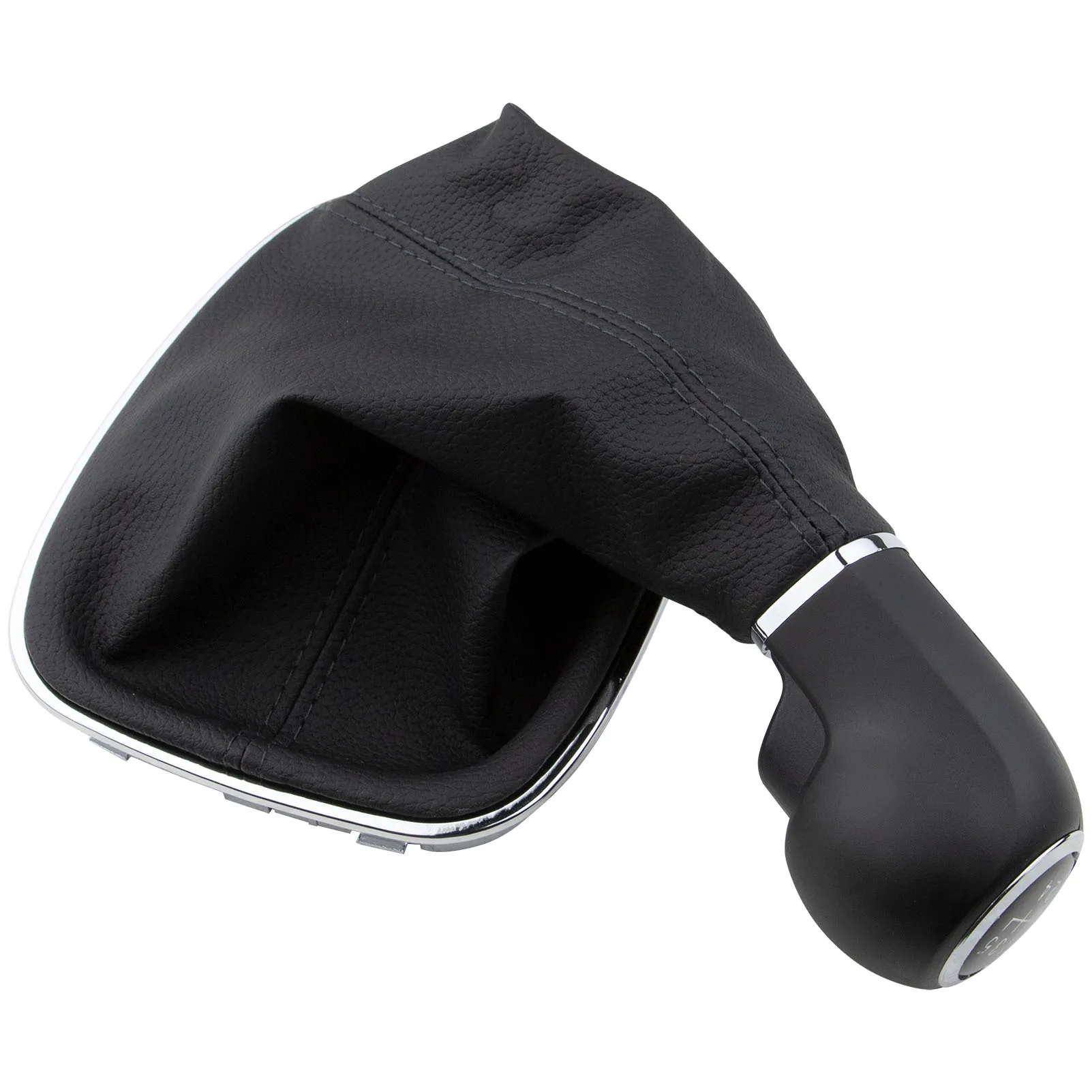 5-Speed PU Leather Gear Stick Shift Knob Gaiter Boot Cover for Opel ...