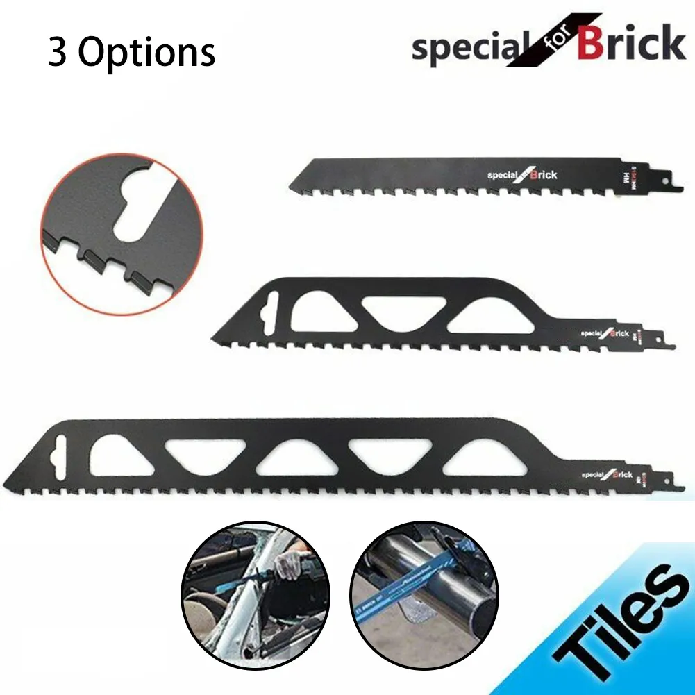 Reciprocating Saw Blades - Concrete, Brick, Stone Cutting Saber Saw ...