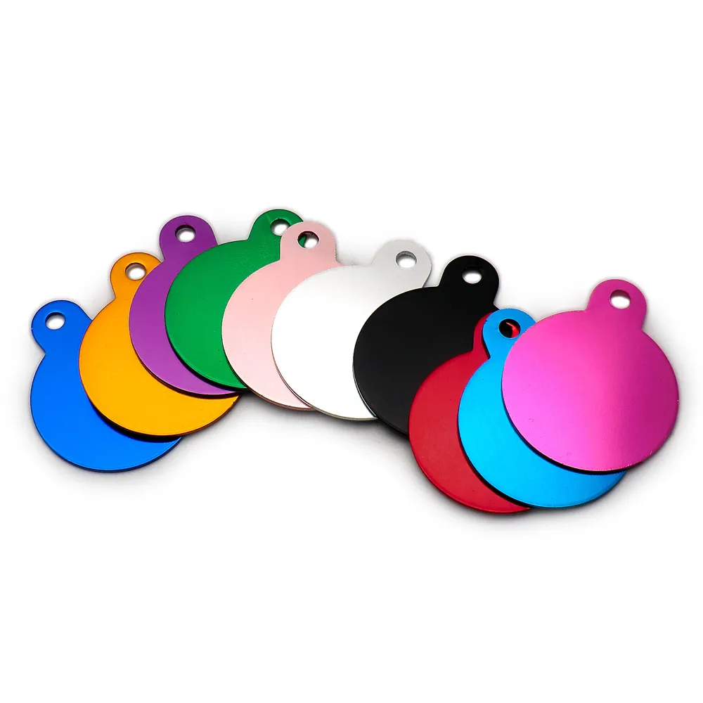 DHgate.com:100 Pack Custom Aluminum Dog Tag Keychains for Engraving ...