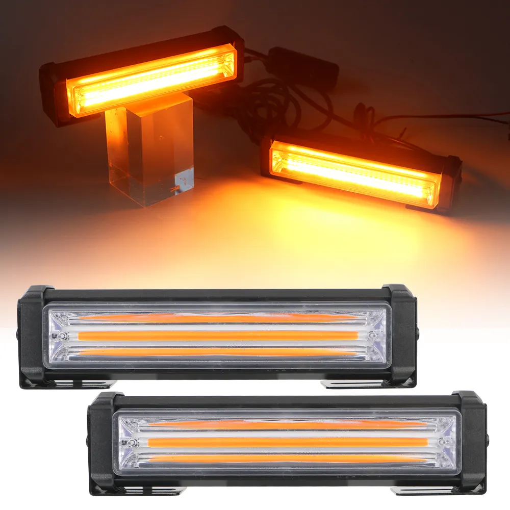 40W 12V Car Strobe Warning Lights LED Police Indicator Lightbar for ...