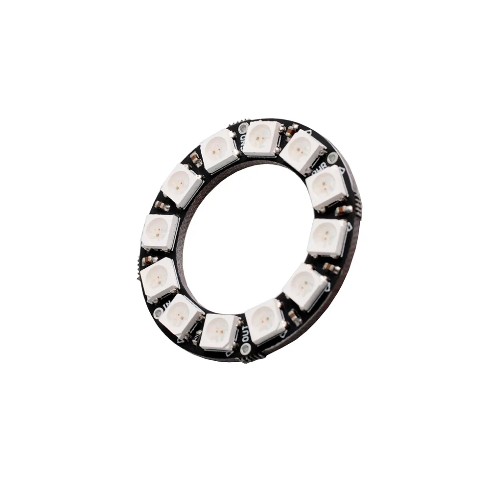 WS2812 12-Bit 5050 RGB LED Ring Lights with Integrated Drivers for ...
