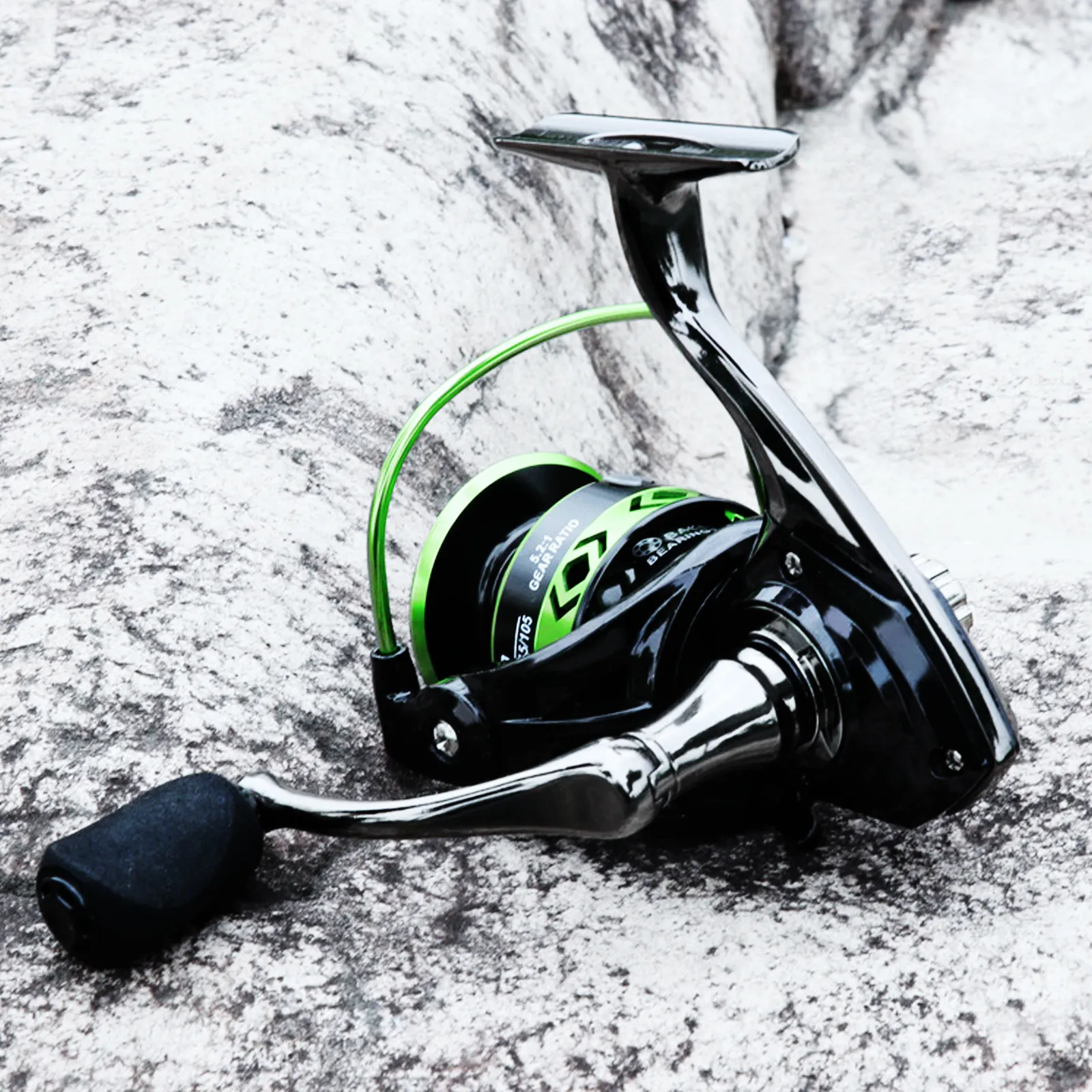DK2000-5000 Ice Fishing Spinning Reel Lightweight Ultra Smooth ...