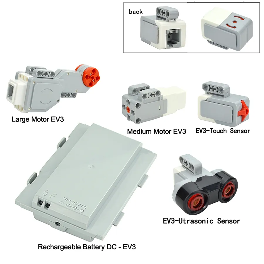 High-Tech Power Functions Series For 45544 EVSensor Touch Ultrasound ...