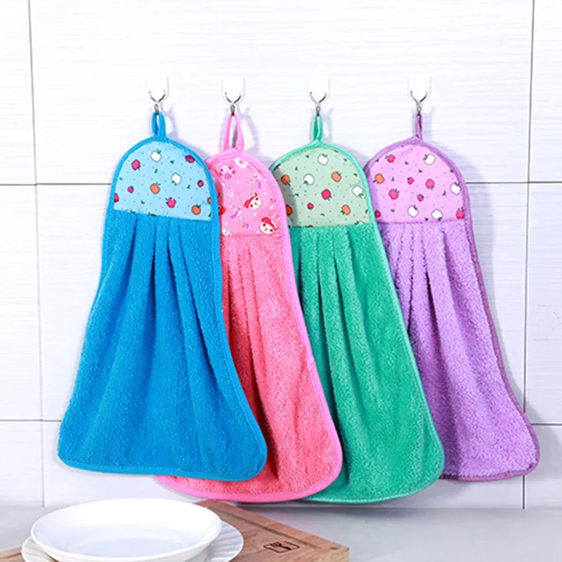 DHgate.com:Ultra-Soft Coral Fleece Hand Towel Absorbent Rags for ...
