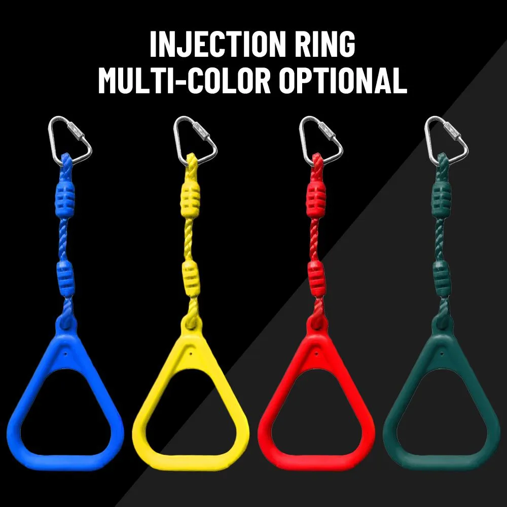 1 or Kids' Outdoor Playground Gym Rings, Plastic Pull-Up Rings for Arm ...