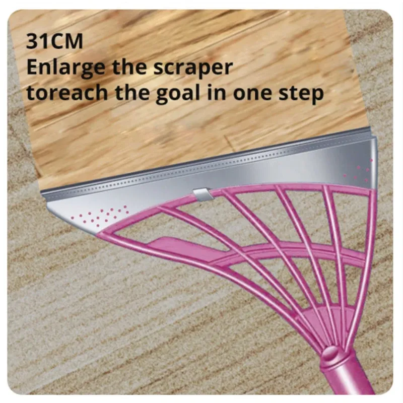 Magic Broom for Cleaning: One-Piece Wipe Mop, Household Small Broom ...