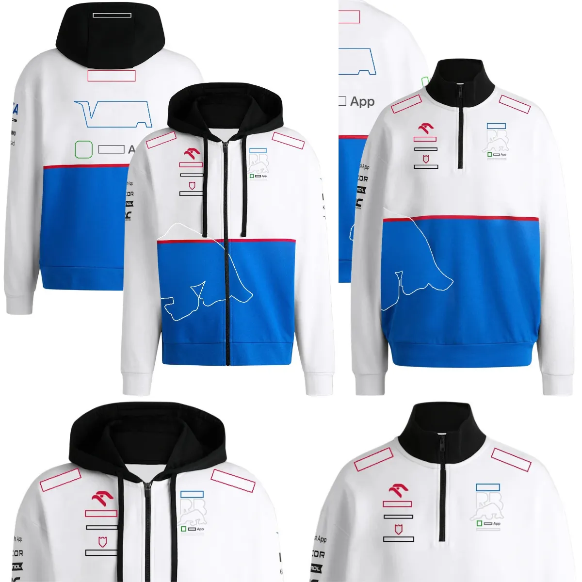 Formula 1 Jackets Style Full Zip Hoodie Racing Team Inspired Apparel ...