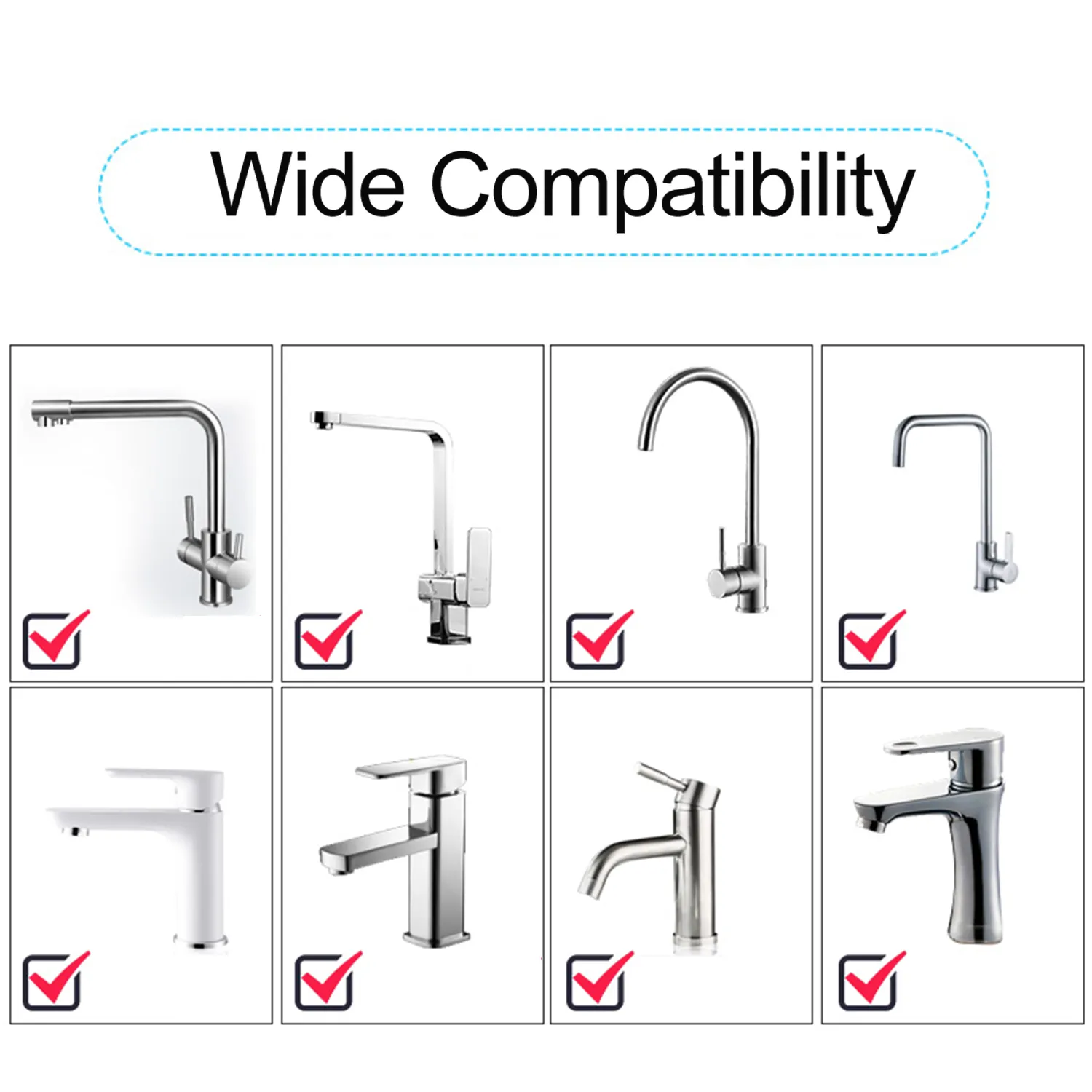 Kitchen Faucet Aerator: Dual Brass Swivel Ball Tap With Adjustable ...