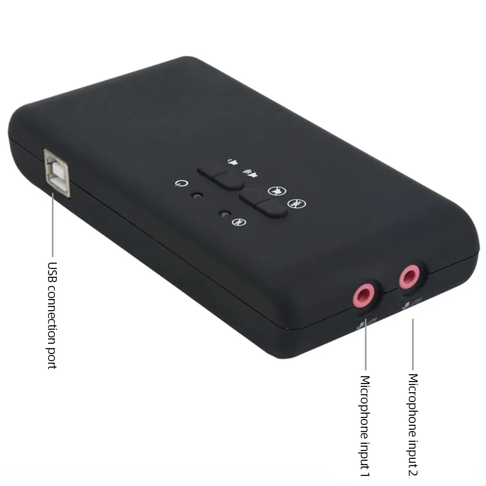 Digital Audio Out Adapter: 8 Channel USB Sound Card with 2 MICs & SPDIF ...