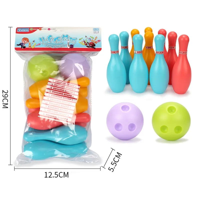 Bowling Set for Kids, Toddler Fun, Indoor/Outdoor Play, Mini Bowling ...
