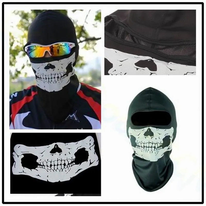 Thermal Skull Print Balaclava: Breathable Face Mask For Skiing, Cycling ...