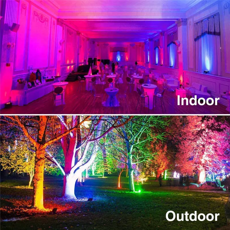 DHgate.com:Waterproof Outdoor RGB LED Floodlight Spotlight Garden ...