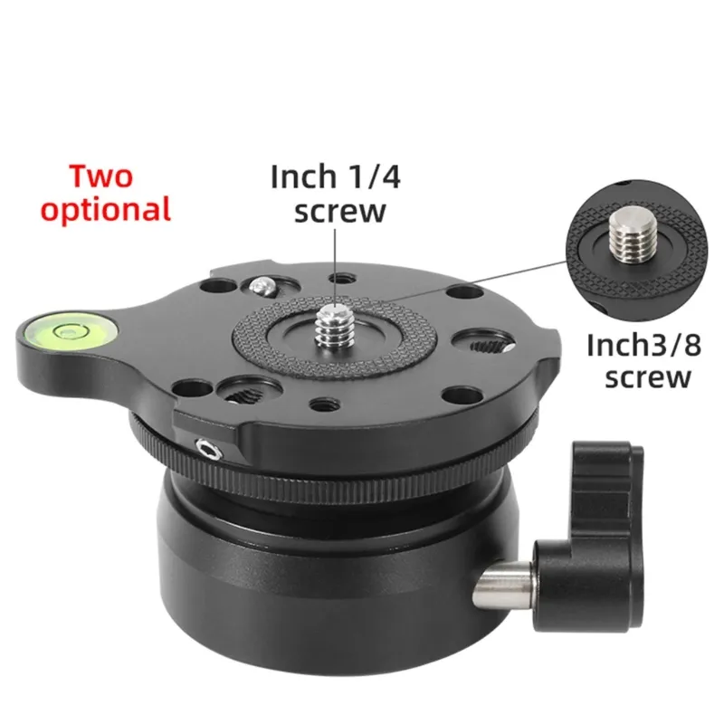 15 Degree Panoramic Head Tripod mount wachusett for DSLR Camera Table ...