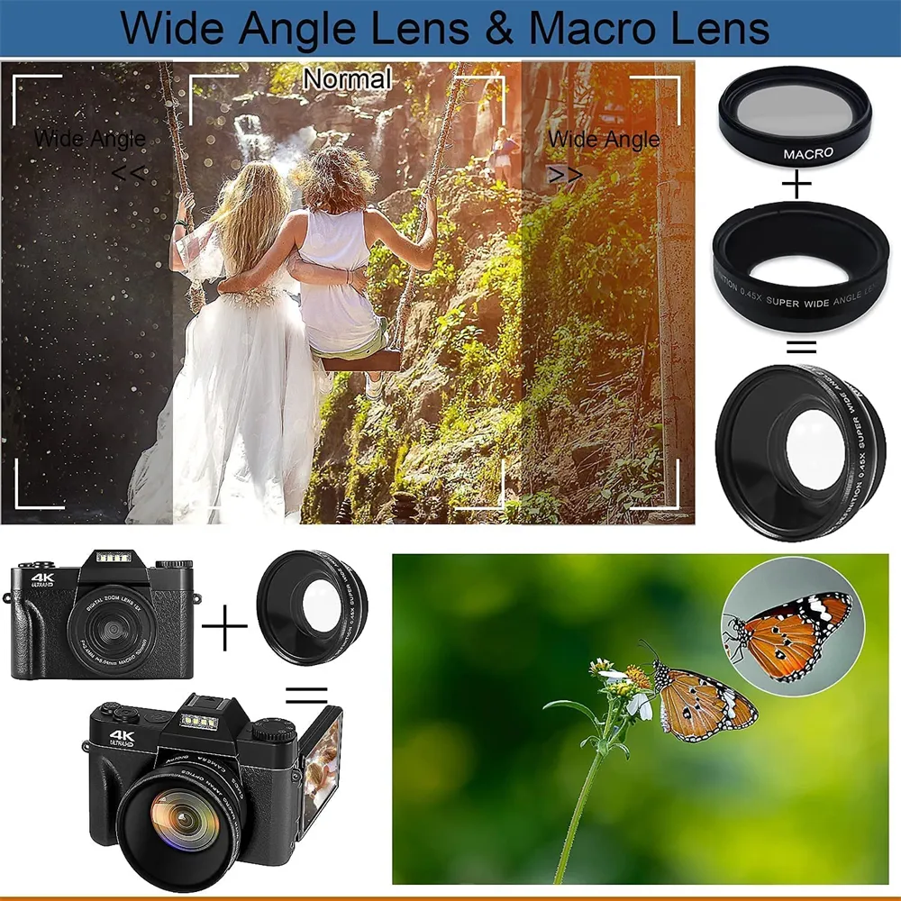 DHgate.com:0.45X Wide + 2X Telephoto Lens Kit - DSLR Camera Macro ...