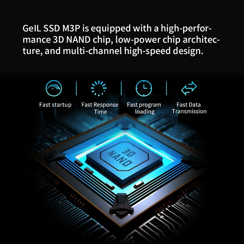 GeIL M3P msata solid state drive 128GB 256GB internal storage for ...