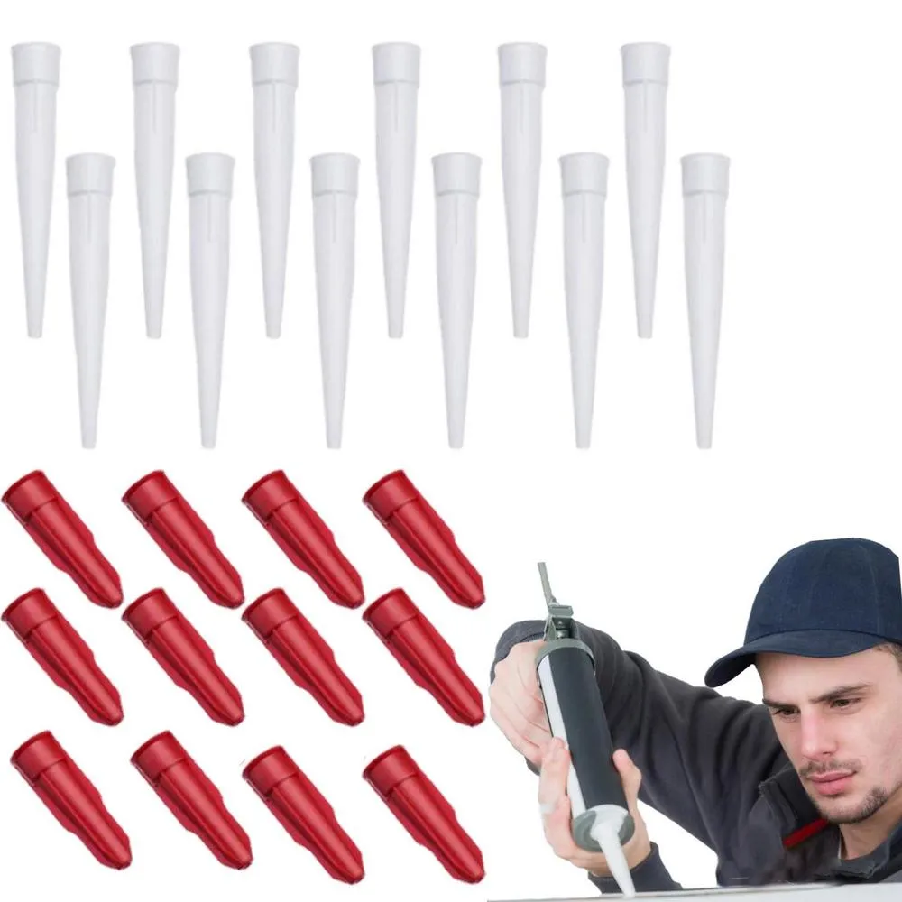 DHgate.com:Caulking Tips Set with Lids, Reusable Caulk Nozzles for ...