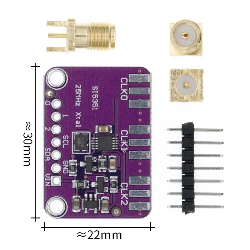 DHgate.com:Si5351 I2C Clock Generator Breakout Board Module Signal ...
